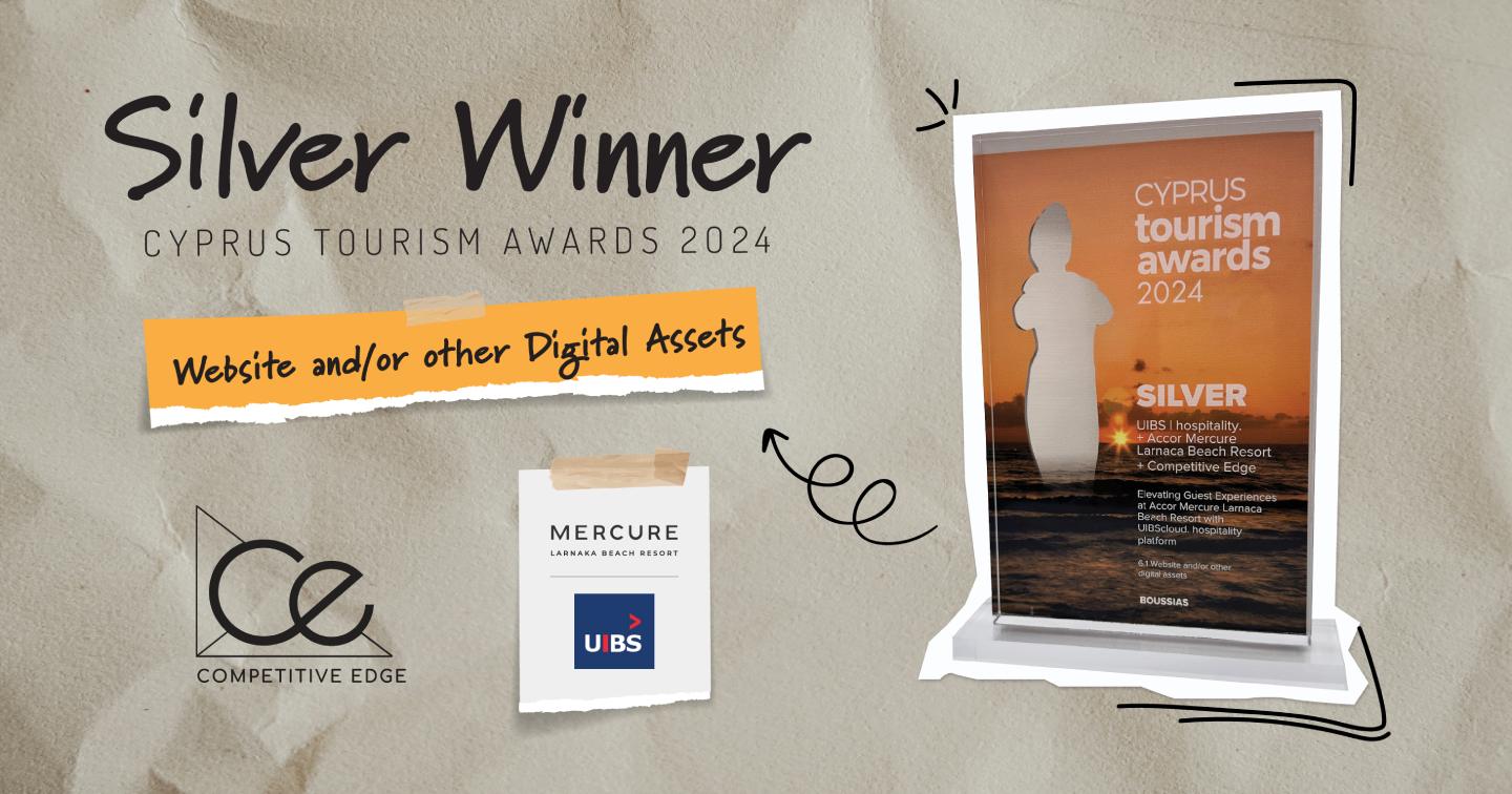 Competitive Edge Wins Silver at Cyprus Tourism Awards 2024